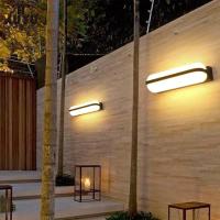 China Moisture Proof Outdoor Balcony Wall Lights 100*260mm Black Color for sale