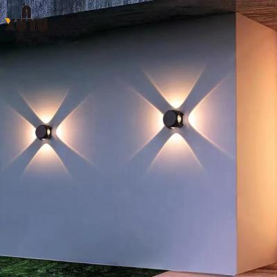 China 4W Outdoor Wall Lights Waterproof  70*70*50MM For Hallway / Balcony for sale