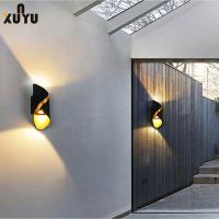 China 10W Courtyard Outdoor Wall Light Sconces 6000K Aluminum Glass for sale