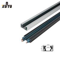 China Aluminum Track Light Rail System 3 Wires Single Circuit Mono Phase for sale