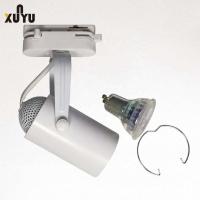 China Aluminum Heat Dissipation Adjustable 180 Angle Gu10 Track Light for sale