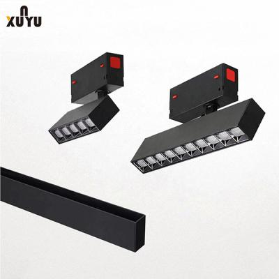 China Black Folding Linear Magnetic Led Track Light System 7W/10W for sale