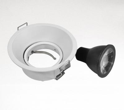 China European Recessed Mr16 Downlight Housing 125mm Square Housing For Hotel for sale