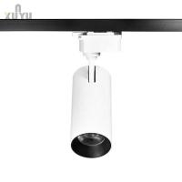 China White Cob Recessed Adjustable Track Light AC165-265V Adjustable 360 Degree for sale