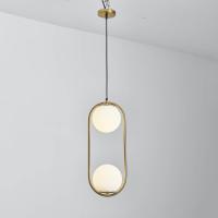 China Double Headed 4000K 6000K Decorative Pendant Lights Milk White for sale