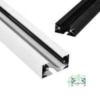 China Powder Coating Track Lighting Rail System Second Line 1m 2m 3m for sale
