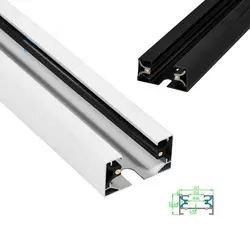 China Powder Coating Track Lighting Rail System Second Line 1m 2m 3m for sale