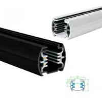 China OEM ODM Black LED Track Rail 43-34mm Four Wire And Three Circuit for sale