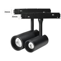 China Black 48v 20mm 35mm Surface Mounted Track Lighting Fast Heat Dissipation for sale