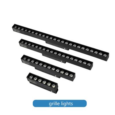 China Black 6w 12w 18w Magnetic Track Spotlight Commercial Smart No Master Light for sale