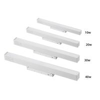 China Hotel Villa 48V Magnetic Track Light 10w 20w 30w White Linear Commercial Lighting for sale