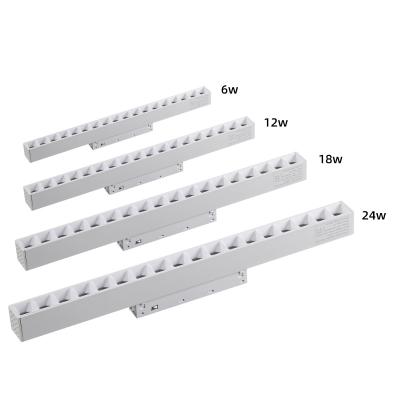China Linear Grille Light Graffiti Zigbee Magnetic Track Spotlight Intelligent Dimming Color for sale