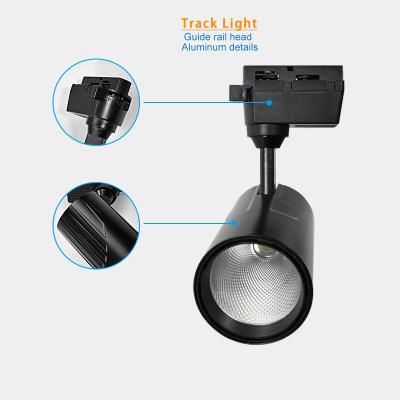 China Black And White Adjustable Angle Spotlight For Clothing Store Shopping Mall for sale
