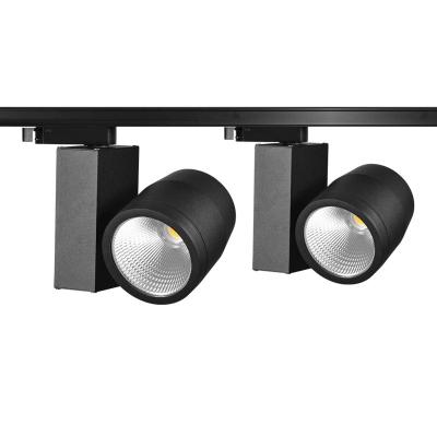 China 3000k / 4000k / 6000k Clothing Store Track COB Spotlight 25w for sale