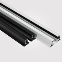 China Two Wire Surface Mounted Aluminum Track Rail 1m 1.5m 2m Thickened for sale