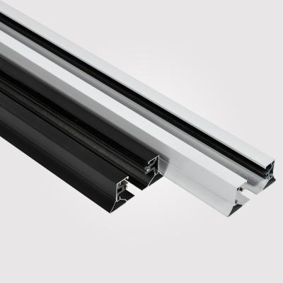 China Two Wire Surface Mounted Aluminum Track Rail 1m 1.5m 2m Thickened for sale