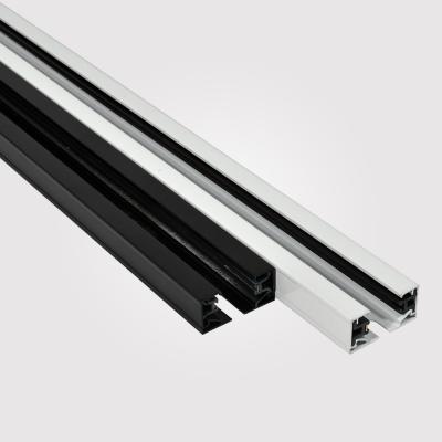 China Living Roomled Track Rail Spotlights 2 Lines All Aluminum 1m 1.5m 2m for sale