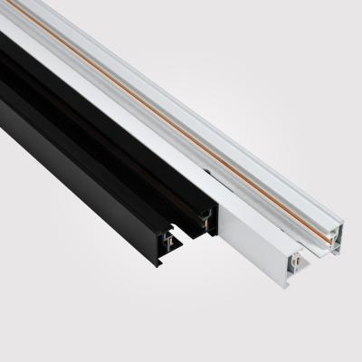 China Supermarket 2 Wire Copper Aluminum Track Rail Light 1m 2m 3m Thickened for sale