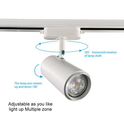 China MR16 Aluminum G5.3 GU10 Track Light Housing Spotlight Hotel Project for sale