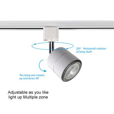 China Commercial Lighting MR16 GU10 Track Spotlight Kit For Home for sale
