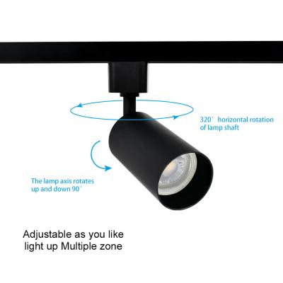 China Mr16 Spotlight Shop Surface Mounted Home Living Room Gu10 Track Light Housing for sale