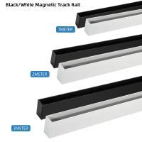 China Gray Pre Buried Magnetic Track Rail Light 220V Surface Mounted Concealed Hoisting Batch for sale