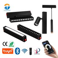 China Black High Voltage 220v Linear Flood Light Grille Light Spotlight Without Main Light for sale