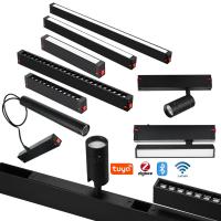 China High Voltage Magnetic Track Light For Home Living Room With No Main Light for sale