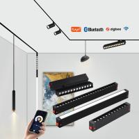 China 220V High Voltage Magnetic Track Light Embedded No Main Light Lighting for sale