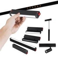 China 220V LED Magnetic Track Concealed Living Room Home Without Main Light Lighting for sale