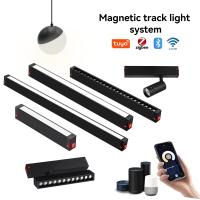 China 2.4G Intelligent Dimming And Color Adjustment Magnetic Track Light Grille Light for sale