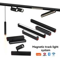 China 25MM Magnetic Track Light 220V Floodlight Home Living Room Without Main Light Lighting for sale