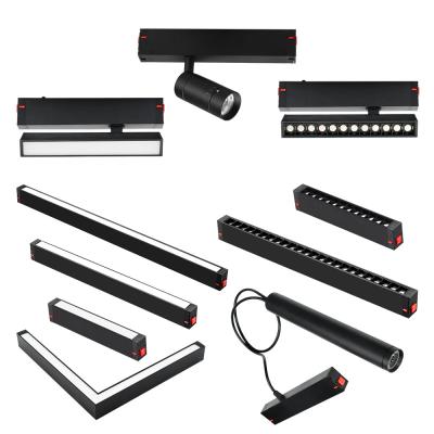 China 18W 27W Intelligent Dimming Color LED Magnetic Track Spotlight Bedroom Living Room for sale