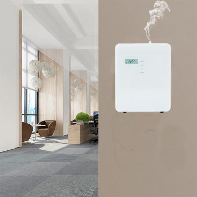 China Customized Metal Hotel Aroma Scent Air Machine 500 Square Meter Wall Mounted White for sale
