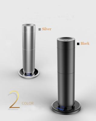 China Silent Silver Aluminum Commercial Scent Air Machine With Density Control for sale