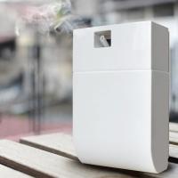 China Portable 8W 300Cbm Plastic Scent Air Machine 12V1A for sale