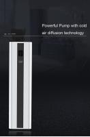 China Black Metal Electric Scent Air Aroma Machine 1000ml For 1500CBM Space for sale