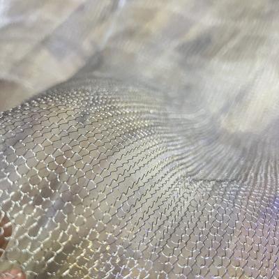 China Stainless Steel Knitted Wire Mesh For Removable Insulation Covers Pads for sale