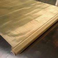China 62 Micron 250 Mesh Twill Weave Brass Woven Wire Mesh 0.062mm Open Size for sale