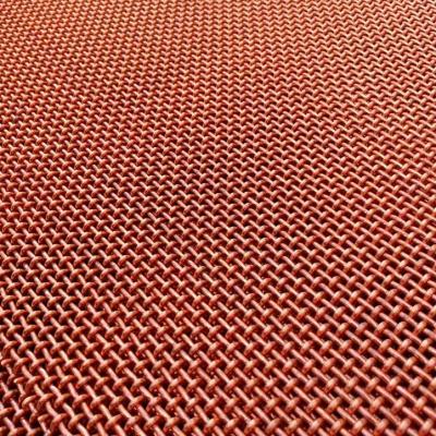 China Copper Crimped Wire Mesh For Acid Particle Filtration 1.2m X1.88m Panel Size for sale