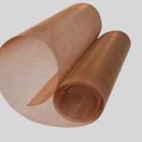 China Plain Weave Copper Insect Screen 16mesh -18mesh For Window Door for sale