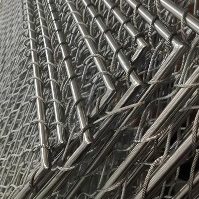 China Wire Rope Steel Animal Enclosure Mesh for sale