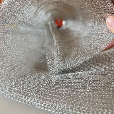 China Inconel 600 Knitted Wire Mesh 25mm-1100mm Mesh Width for sale