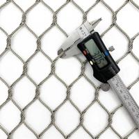China 3.0 Mm 38 X 38 Mm Stainless Steel Cable Mesh For Safety Protection for sale