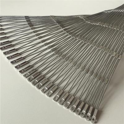 China Flexible 1.2mm Stainless Steel Rope Mesh Netting For Secure Animal Enclosures for sale