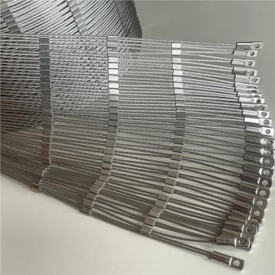 China 2.5mm Ferrule Type Zoo Enclosure Stainless Steel Cable Netting Mesh Safety for sale