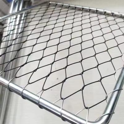 China 7x19 304 Stainless Steel Wire Rope Mesh for Handrail Commercial Guard Rail System for sale