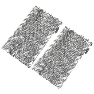 China Stainless Steel 304 Fireplace Mesh 6mm Hole Custom Size for sale