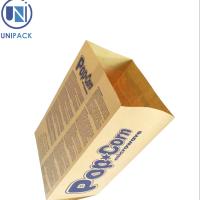China UNIPACK Food Grade Gourmet Microwave Popcorn Packaging Bag for sale