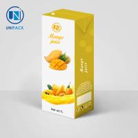 China Advanced Aseptic Juice Box Packaging Food Grade High Safety for sale